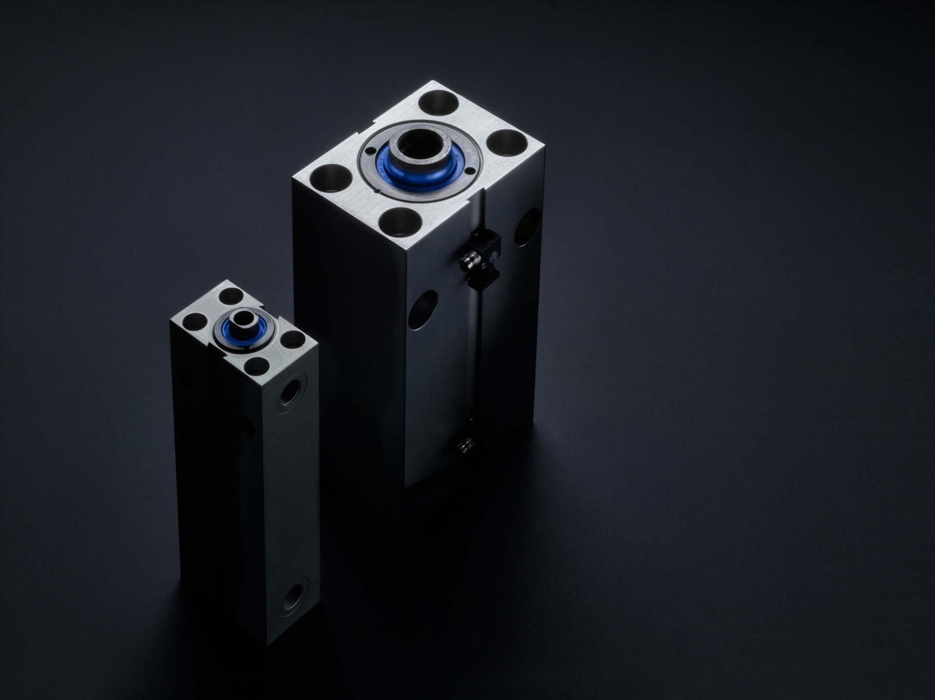 Hydraulic block cylinder - Block cylinder aluminum housing